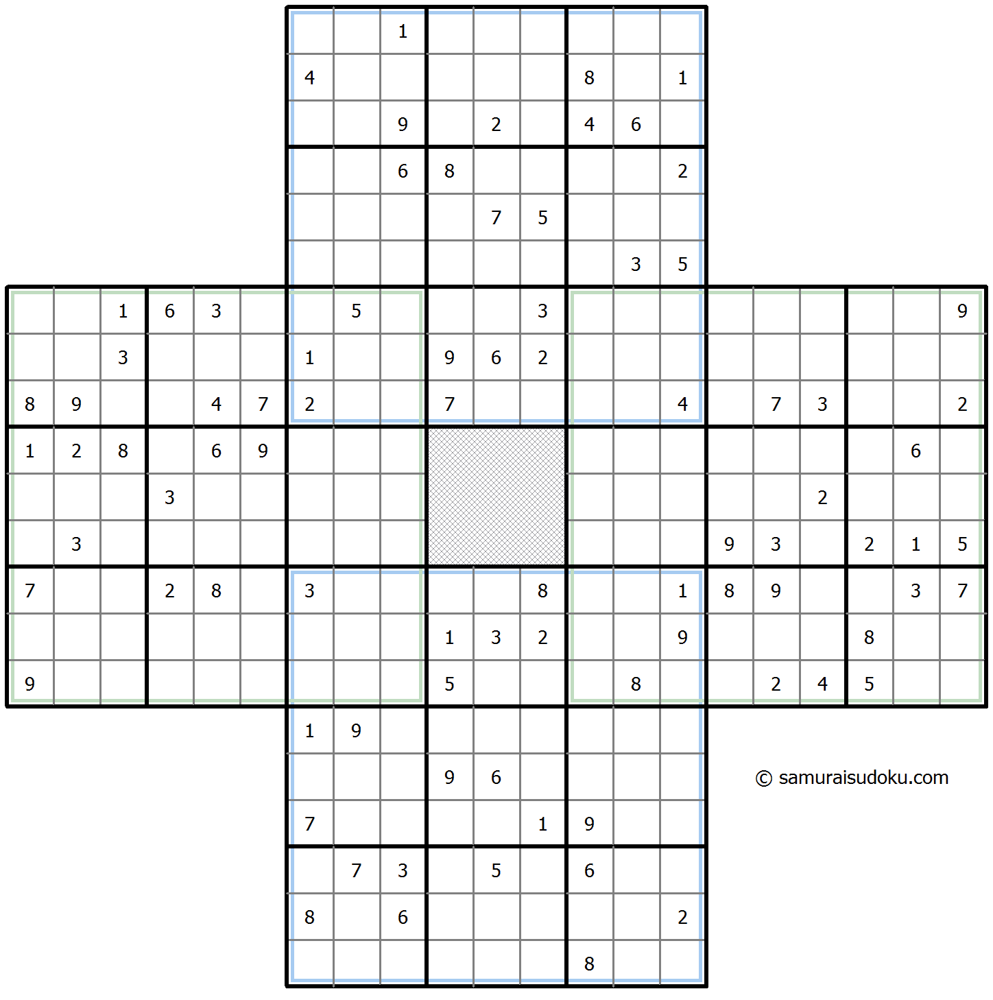 Samurai Sudoku,provide the latest overlap Sudoku topics every day.